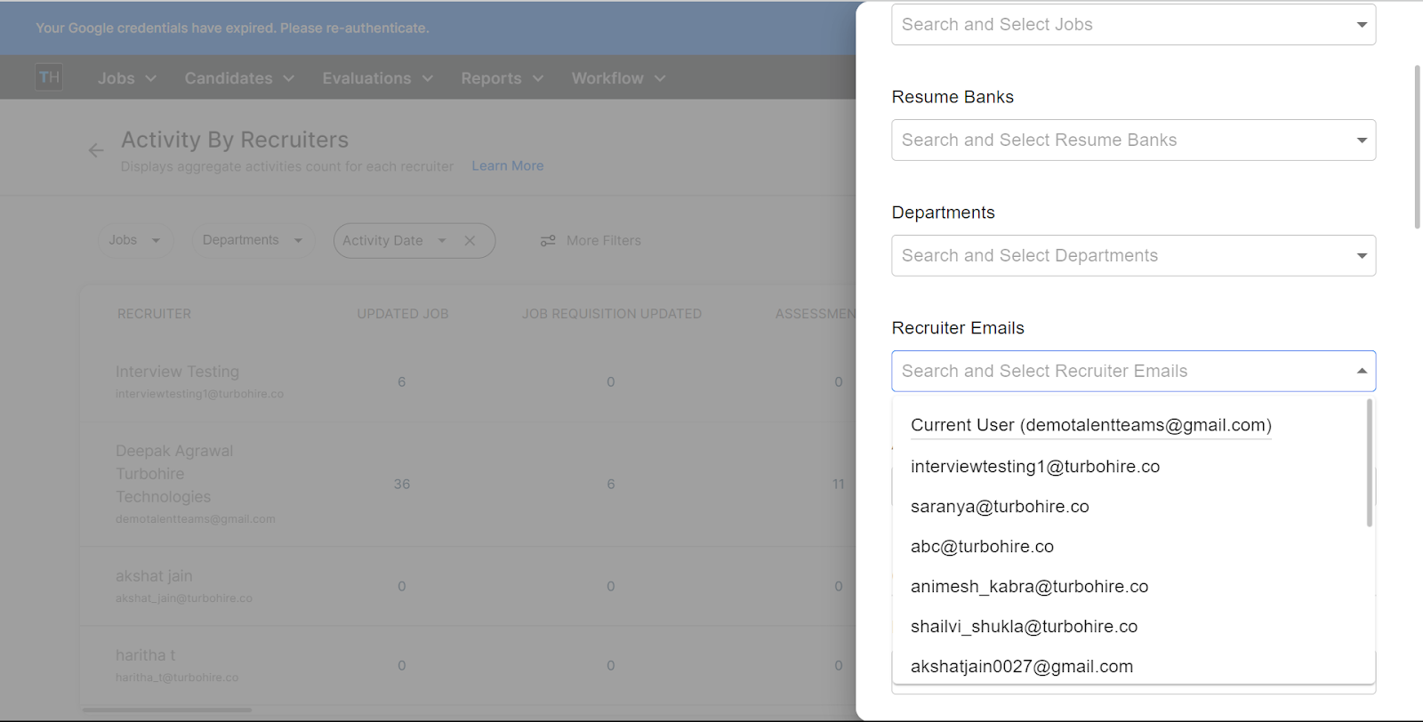 TurboHire Recruiting Report Updates - Resources